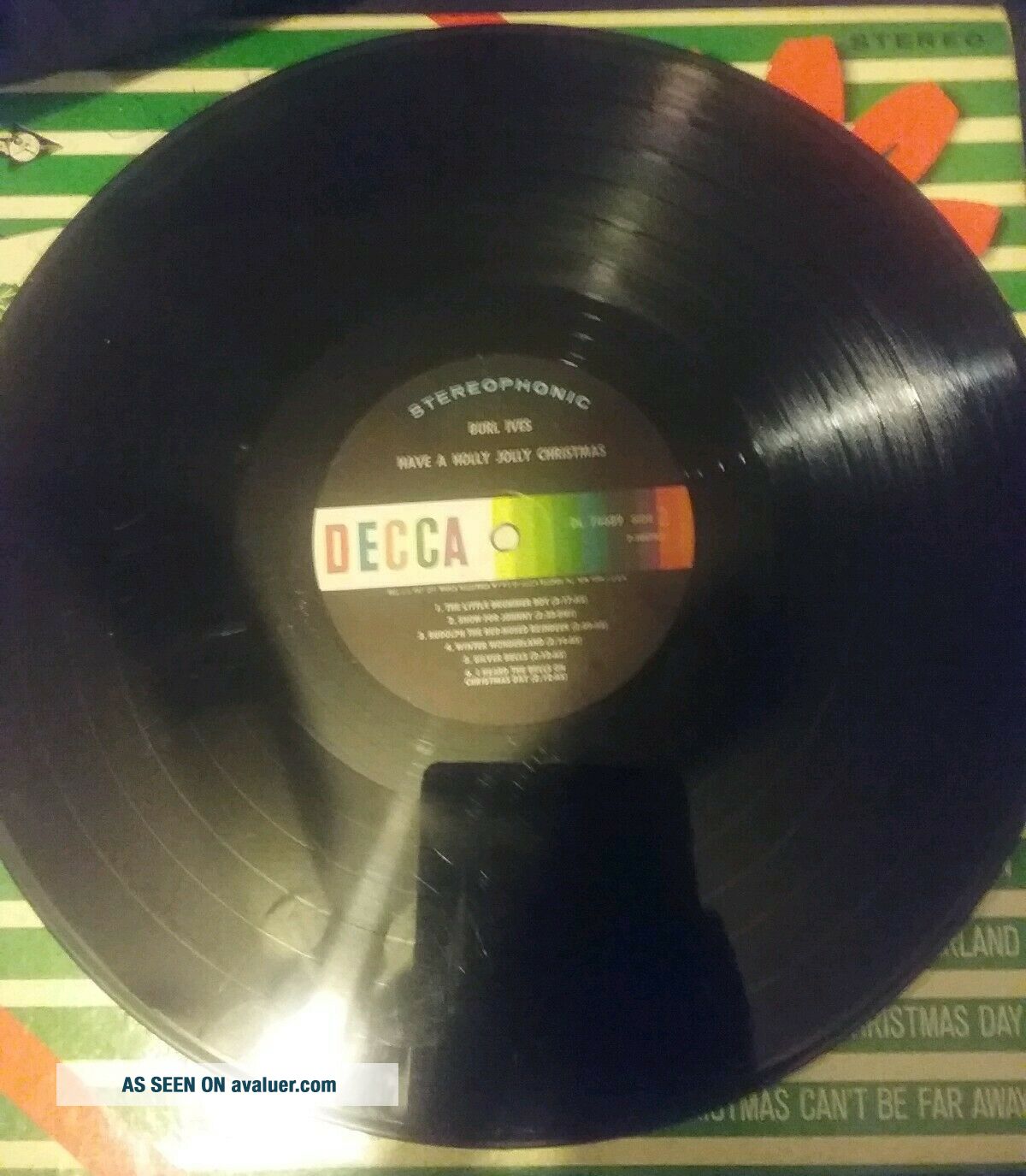 Burl Ives Vinyl Record Have A Holly Jolly Christmas LP Rare Decca ...