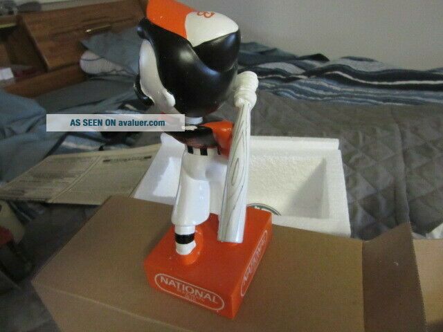 NATTY BOH BEER NATIONAL BOHEMIAN BASEBALL BOBBLEHEAD MIB GAME ROOM MAN ...