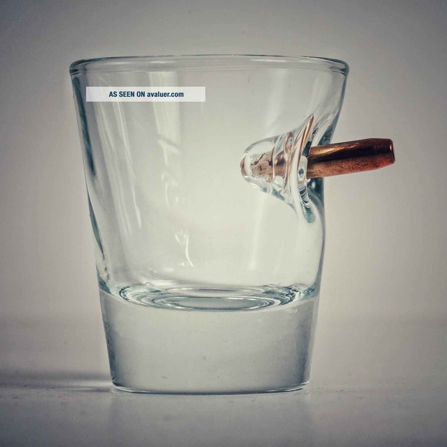 BenShot Bulletproof Shot Glass SET OF 3 GLASSES W/ Real Bullet ...