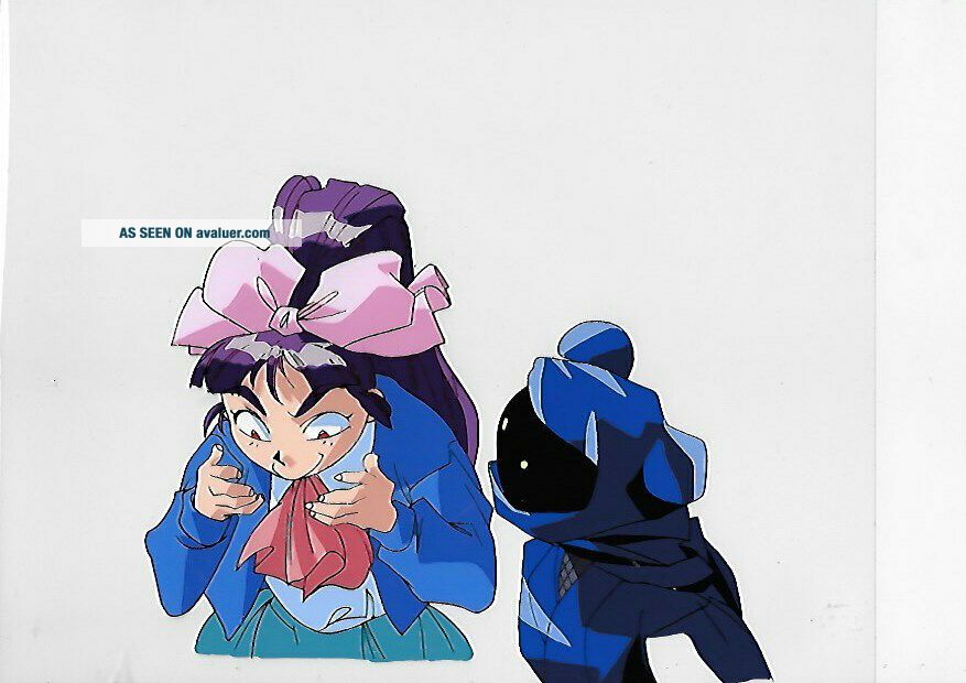 La Blue Girl Japanese Animation Cel With Douga A18 | #1356562