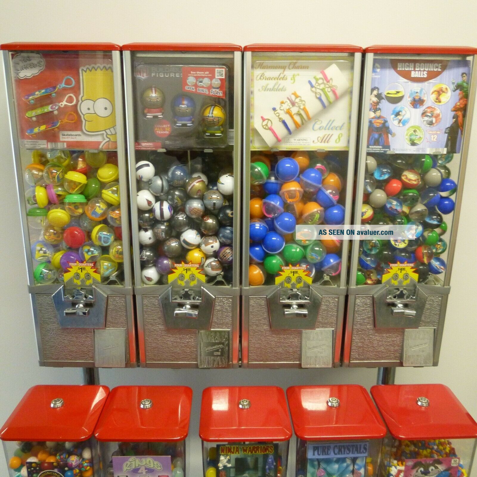 NORTHWESTERN BULK AND CANDY VENDING MACHINE (9 - HEAD) | #1367593