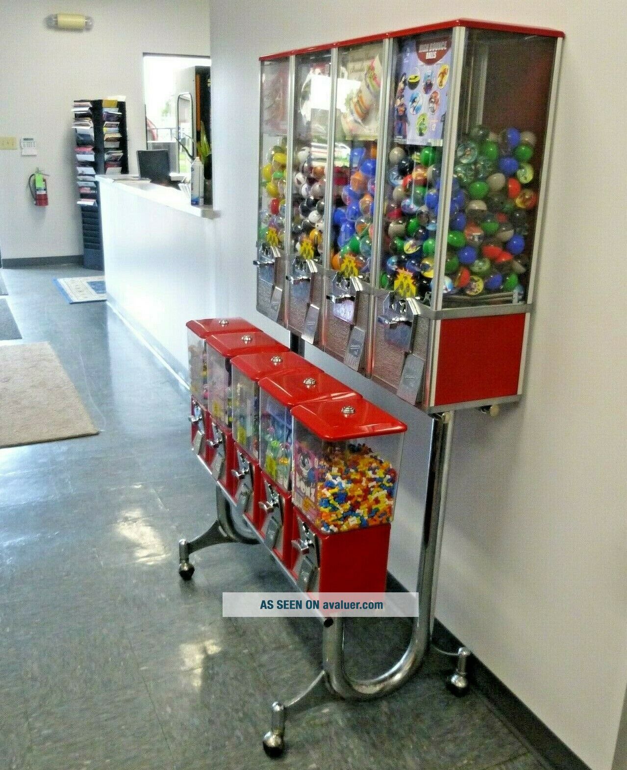 NORTHWESTERN BULK AND CANDY VENDING MACHINE (9 - HEAD) | #1367593