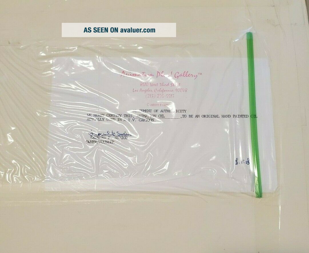 Scooby Doo Animation Cel Shaggy Frankenstein Authentic Rare With | #1384120