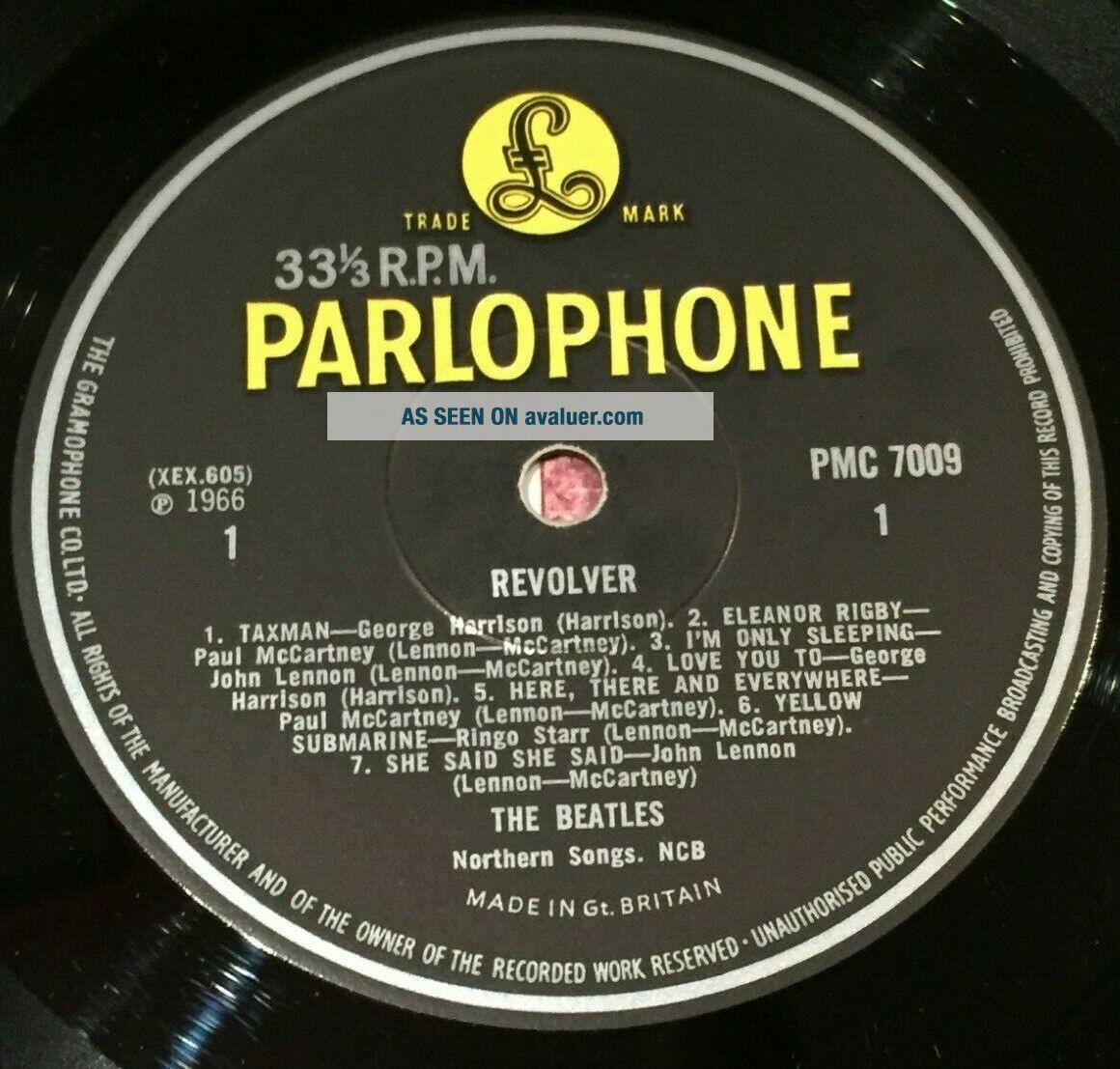 THE BEATLES: Revolver 1966 UK PARLOPHONE MONO LP PMC 7009 | #1399740