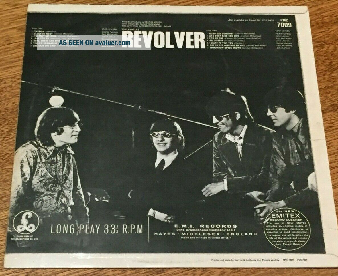 THE BEATLES: Revolver 1966 UK PARLOPHONE MONO LP PMC 7009 | #1399740