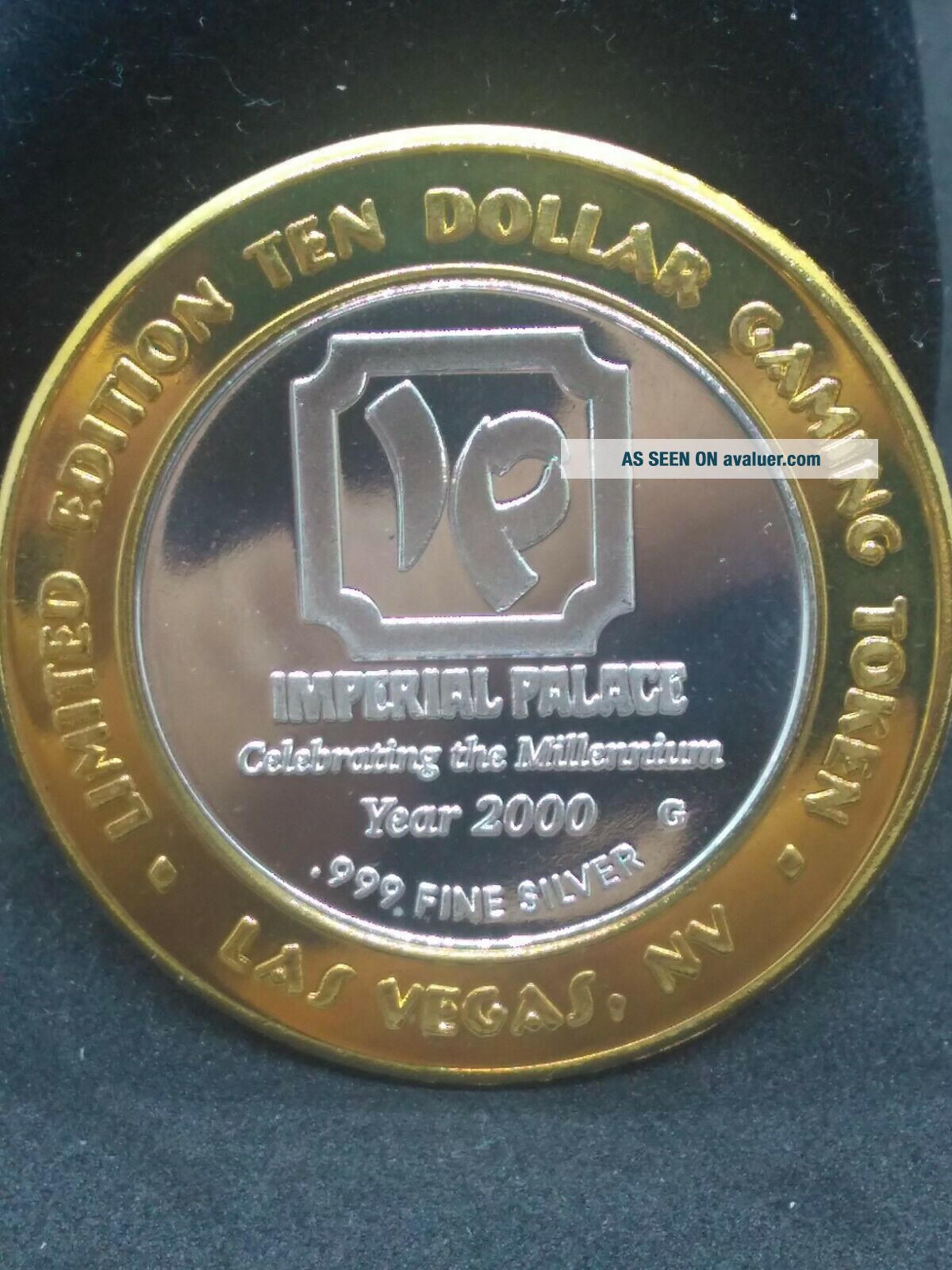 OBSOLETE IMPERIAL PALACE, NV, 2000 MILLENNIUM $10 SILVER STRIKE | #1410457