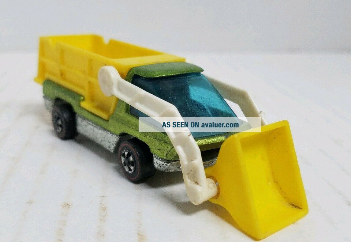 Vintage Mattel Hot Wheels Redline Heavyweights Lt Green Dump Truck W ...