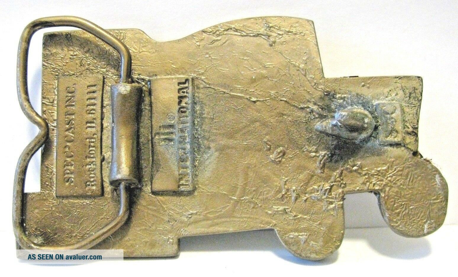 IH International Harvester 5288 Tractor Number 1 One PEWTER Belt Buckle ...