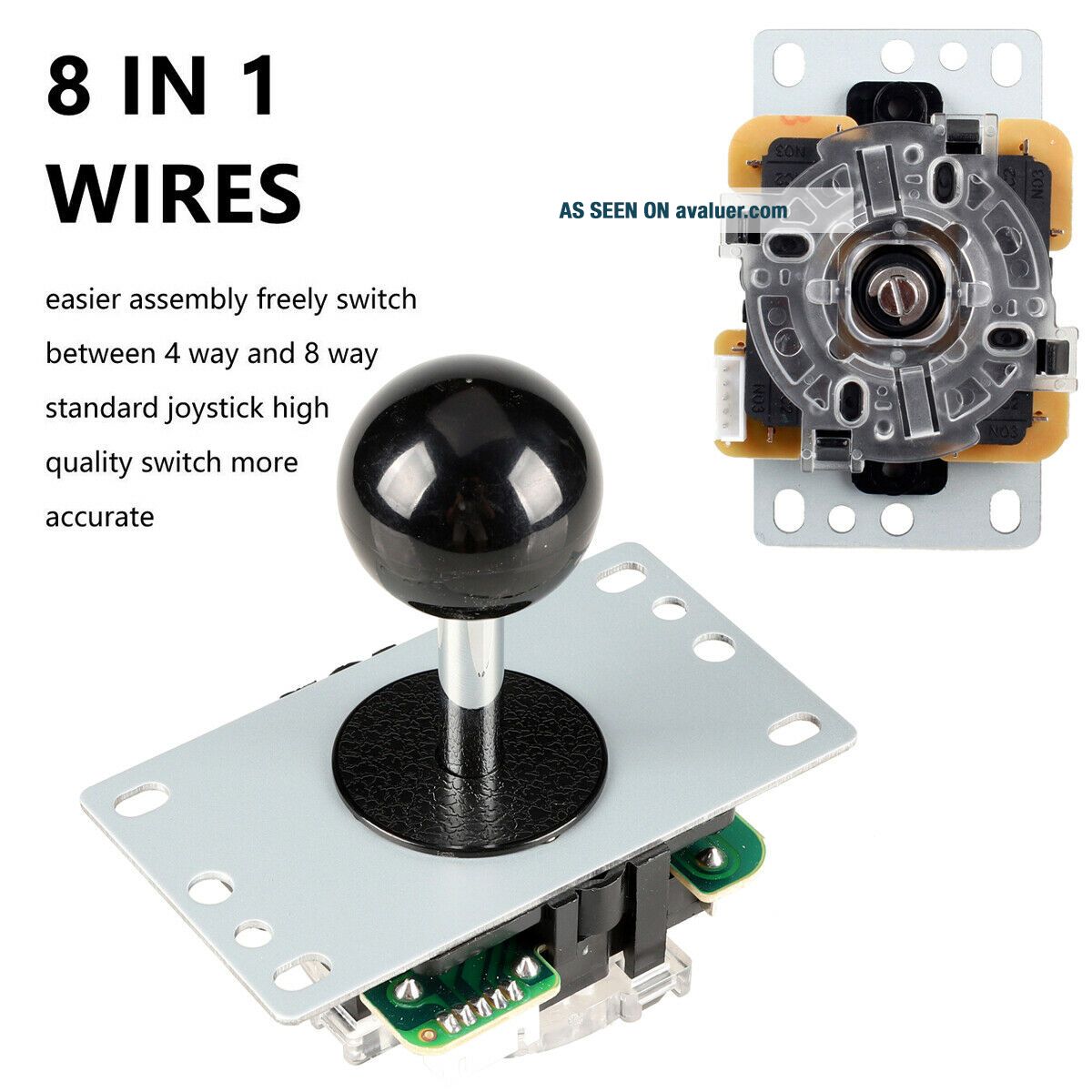 2 Players Arcade DIY Game Joystick Buttons Controller Kit For Rapsberry ...