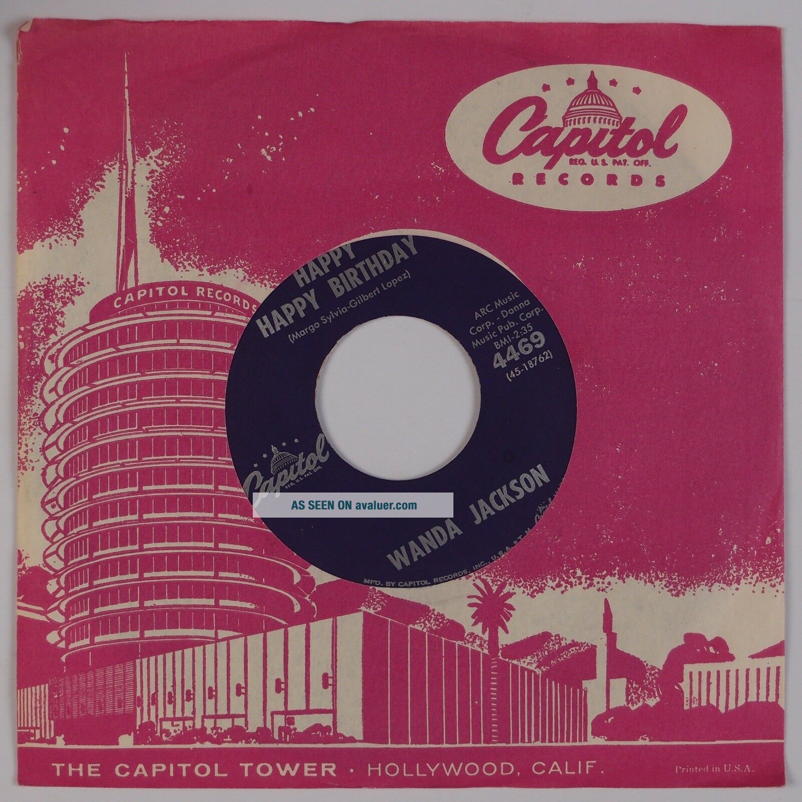 WANDA JACKSON: Mean Mean Mean US Capitol Rockabilly 45 NM MP3 | #1435597