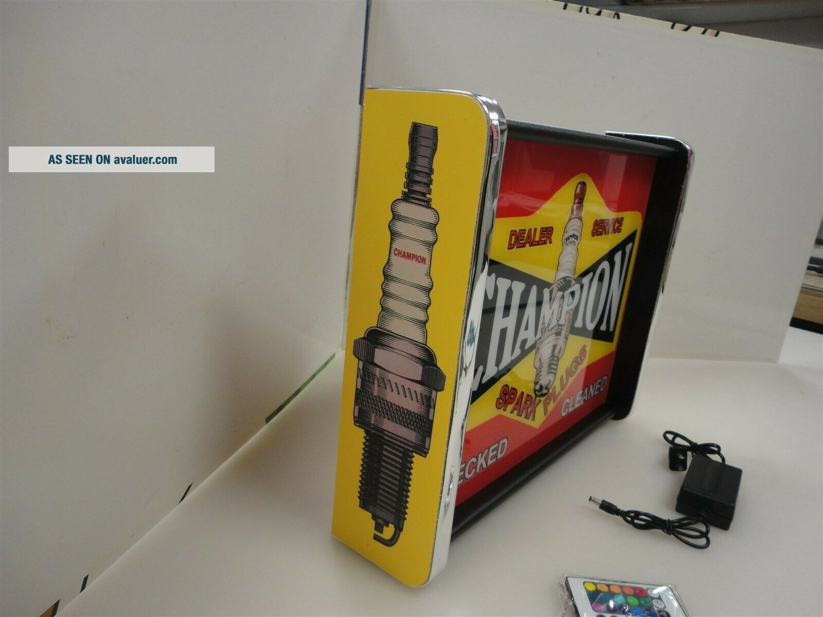 Champion Spark Plug LED Display Light Sign Box | #1485766