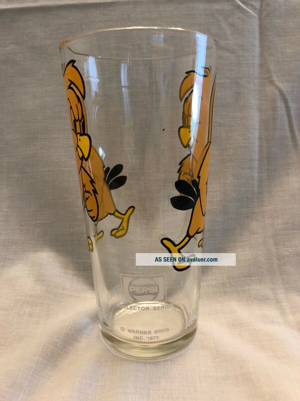 RARE Henry Hawk Vintage 1973 Pepsi Looney Tunes Glass - | #1499835