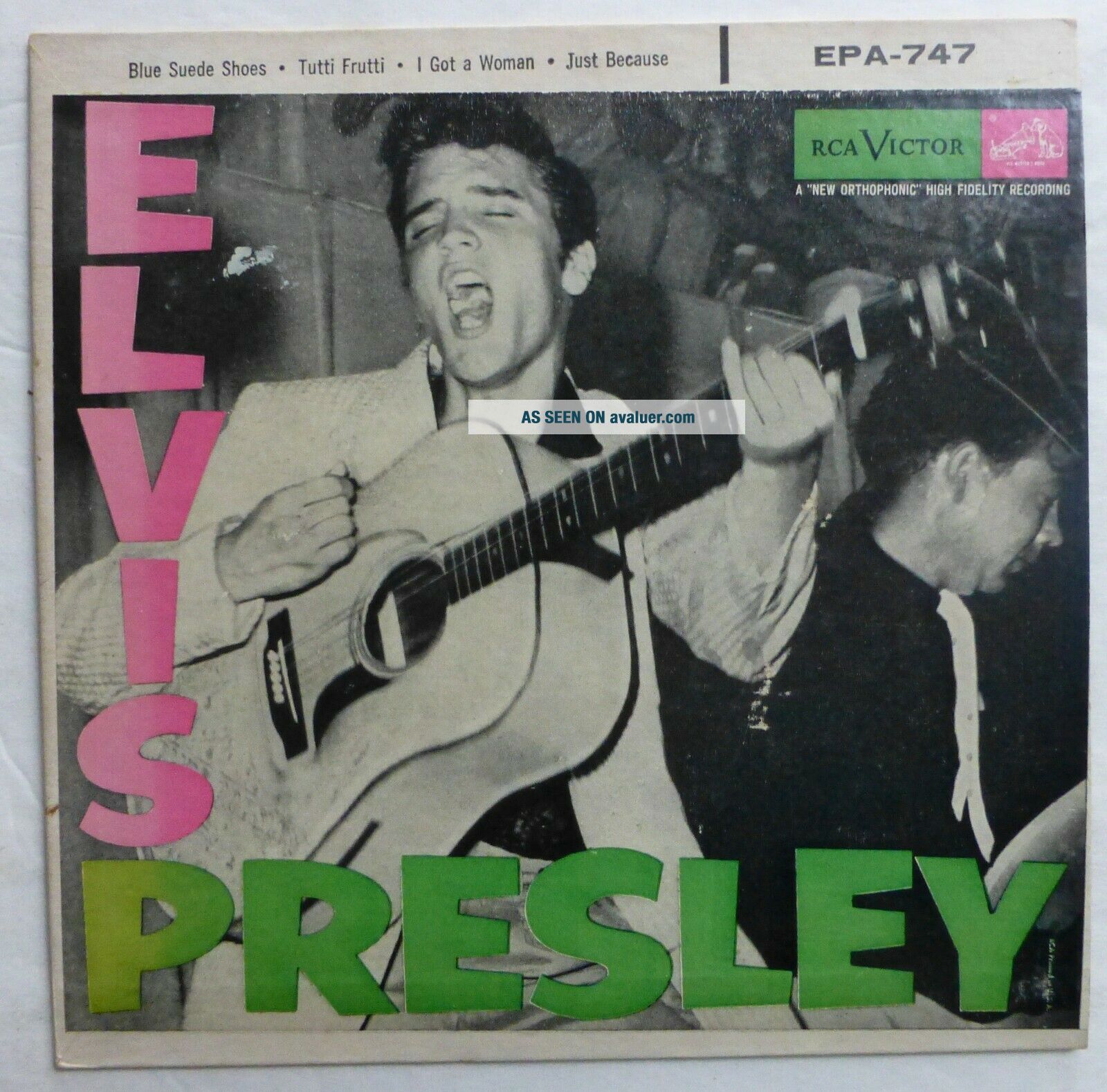 ELVIS PRESLEY Elvis Presley 4 - Track EP RCA VICTOR 1st Pressing Jf397 ...