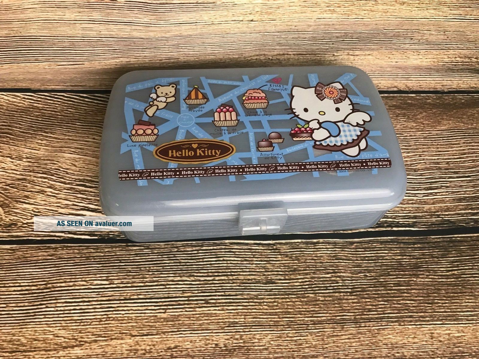 Vintage Sanrio Hello Kitty Angel Baking Pencil Box Lock 2003 | #1514170