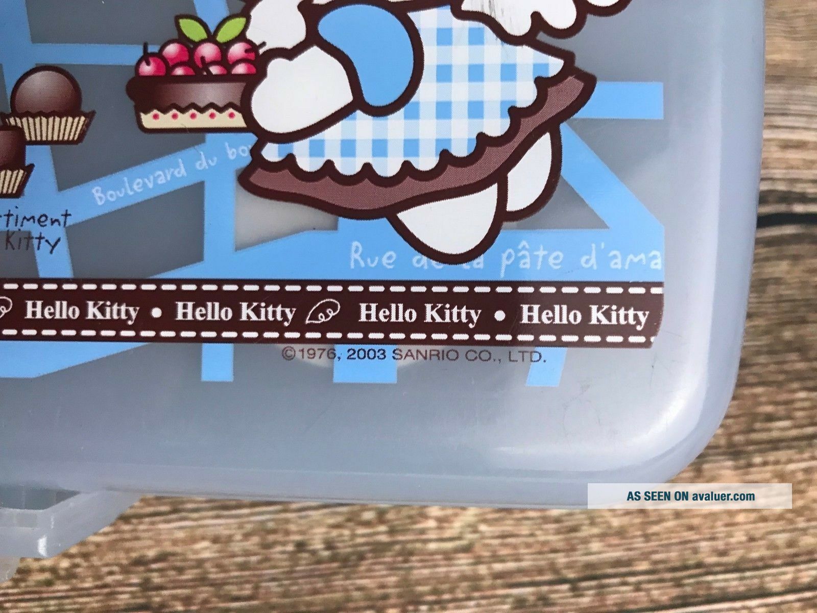 Vintage Sanrio Hello Kitty Angel Baking Pencil Box Lock 2003 | #1514170