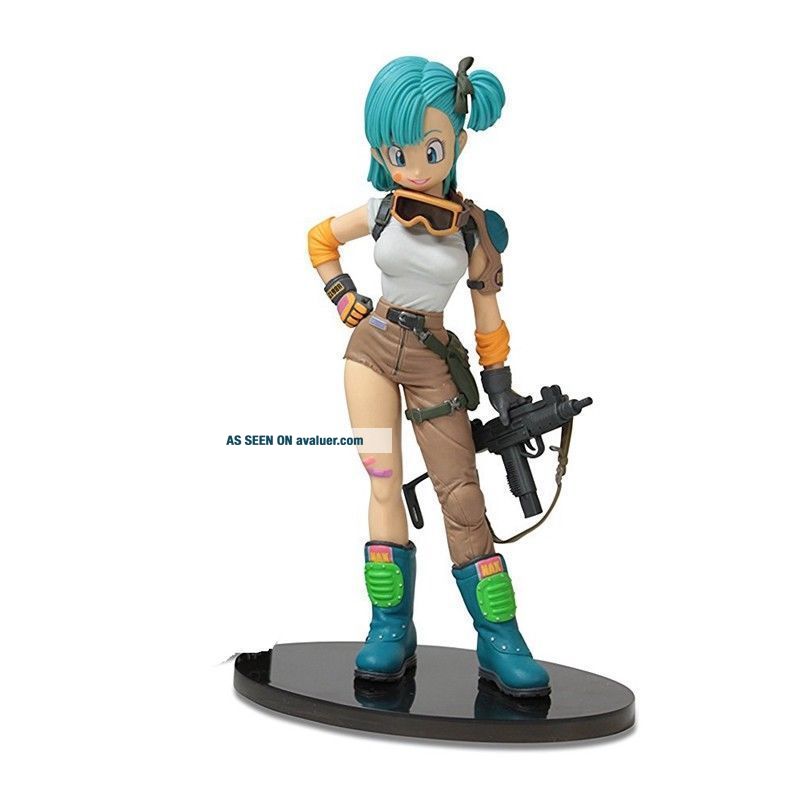 Anime Dragon Ball Bulma Locomotive Wear Juvenile PVC Figure No Box Blue ...