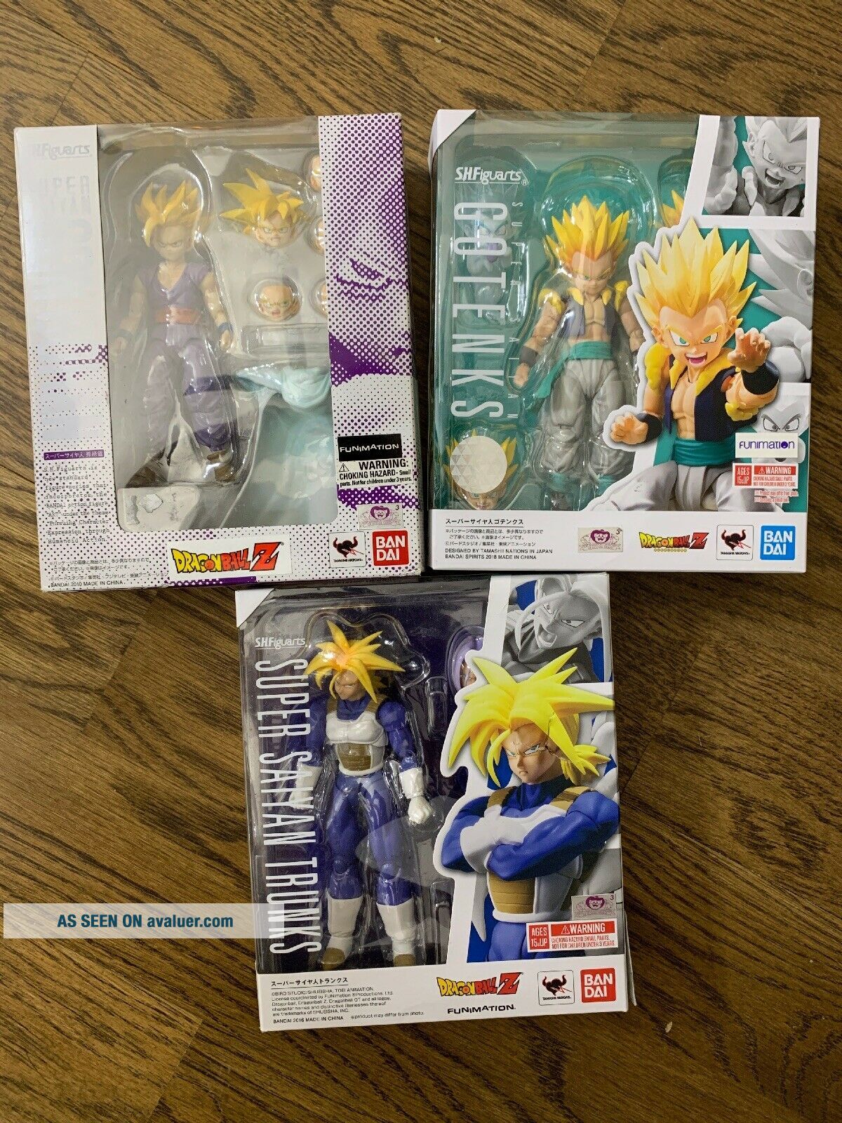 S. H. Figuarts Saiyan Gotenks Gohan And Trunks Bundle | #1540736