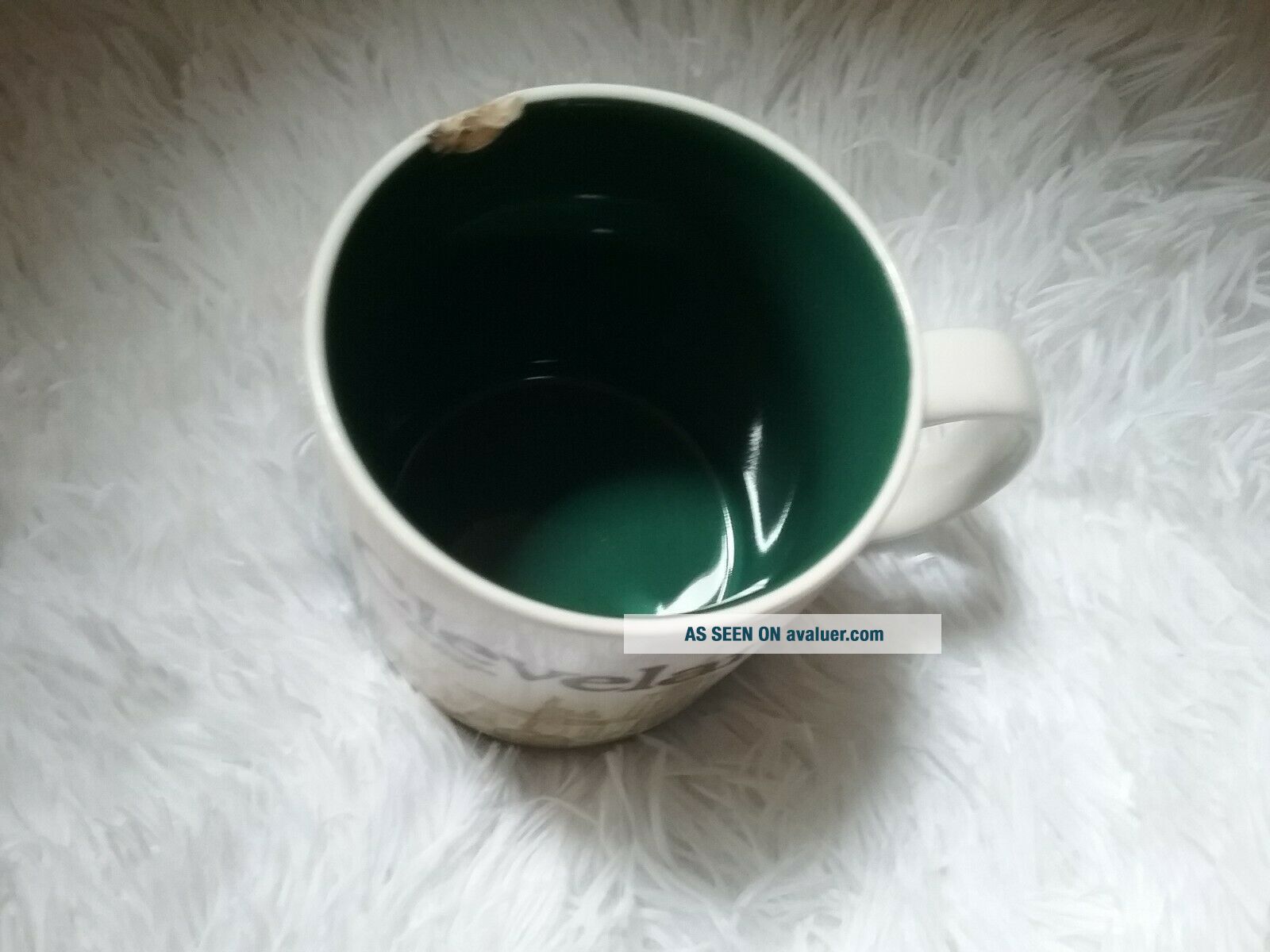 Starbucks 2009 Global Collector Series Coffee Mug CLEVELAND 16OZ. Chip ...