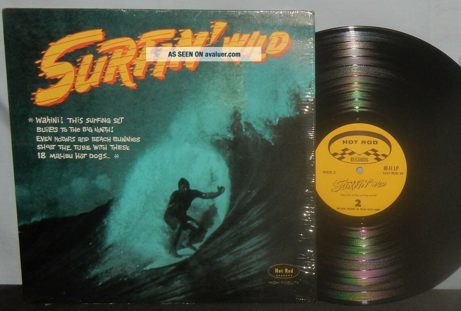 SURFIN ' WILD VA VINYL LP SURF TRACKS FROM THE SIXTIES VG, VPI SHRINK ...