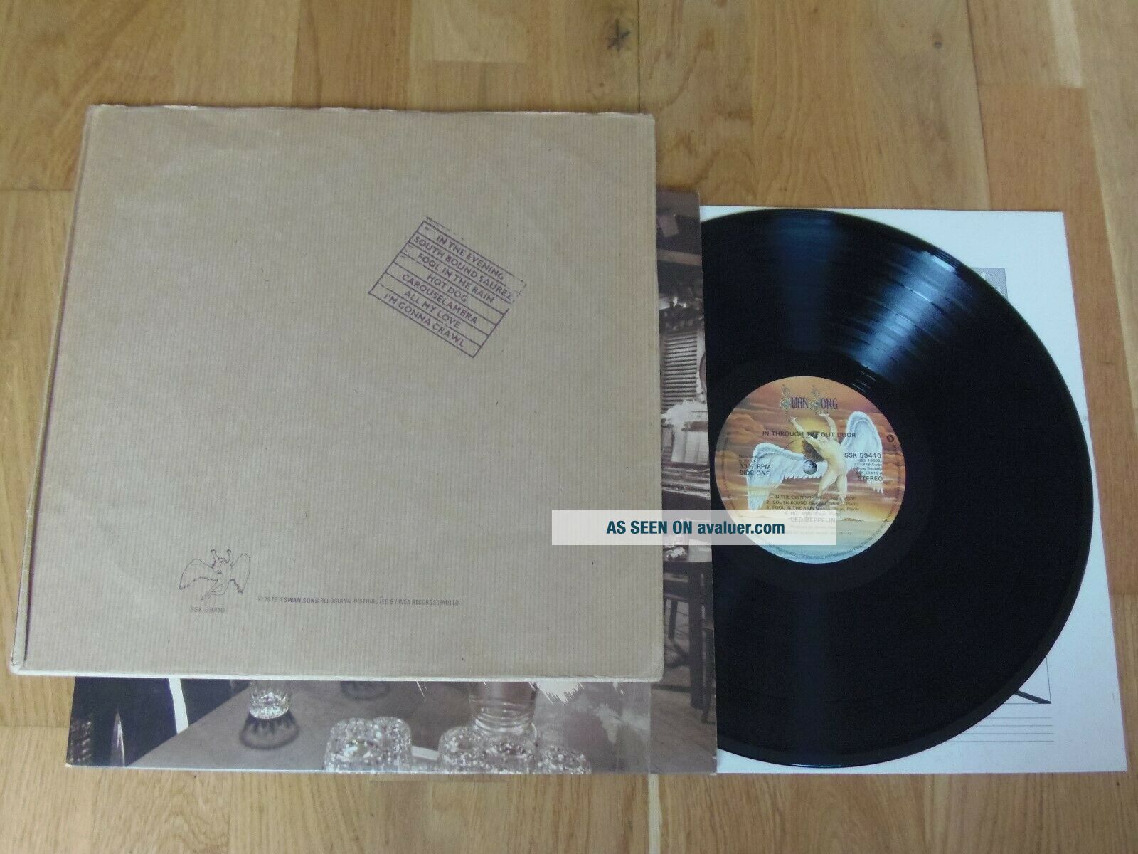 LED ZEPPELIN IN THROUGH THE OUT DOOR A1/B7 VINYL LP SSK 59410 Stunning ...