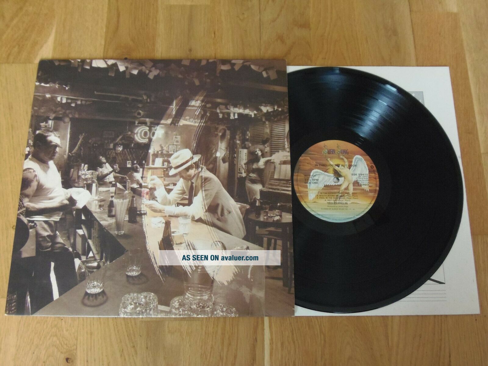 LED ZEPPELIN IN THROUGH THE OUT DOOR A1/B7 VINYL LP SSK 59410 Stunning ...