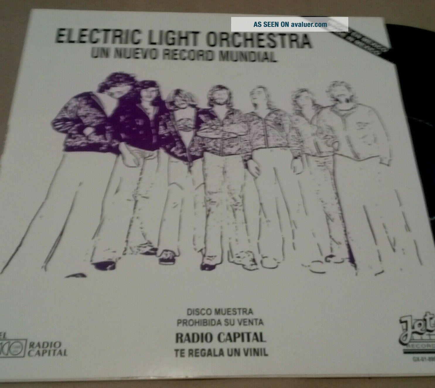 Electric Light Orchestra - A World Record - LP Mexico Promo Radio PS ...
