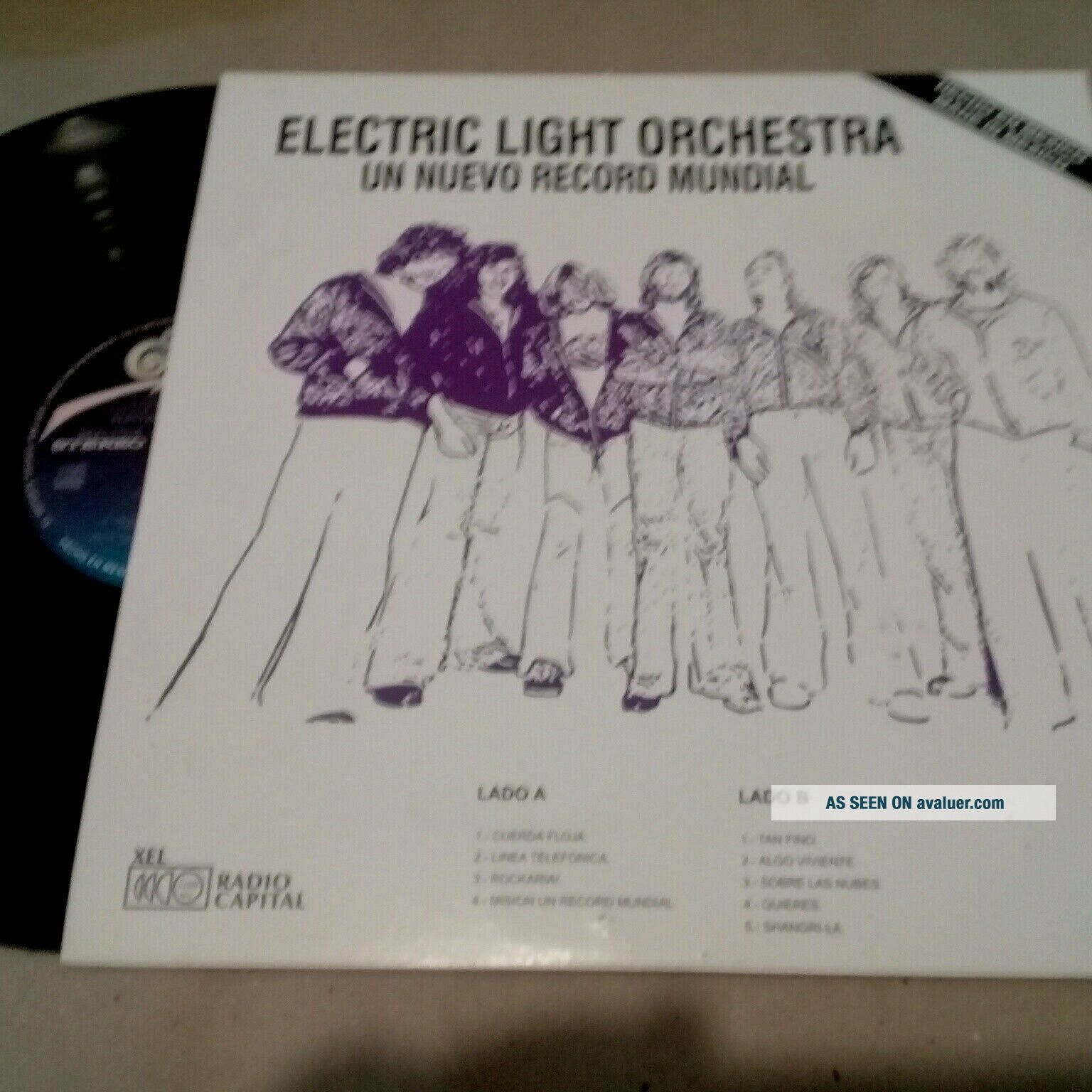 Electric Light Orchestra - A World Record - LP Mexico Promo Radio PS ...