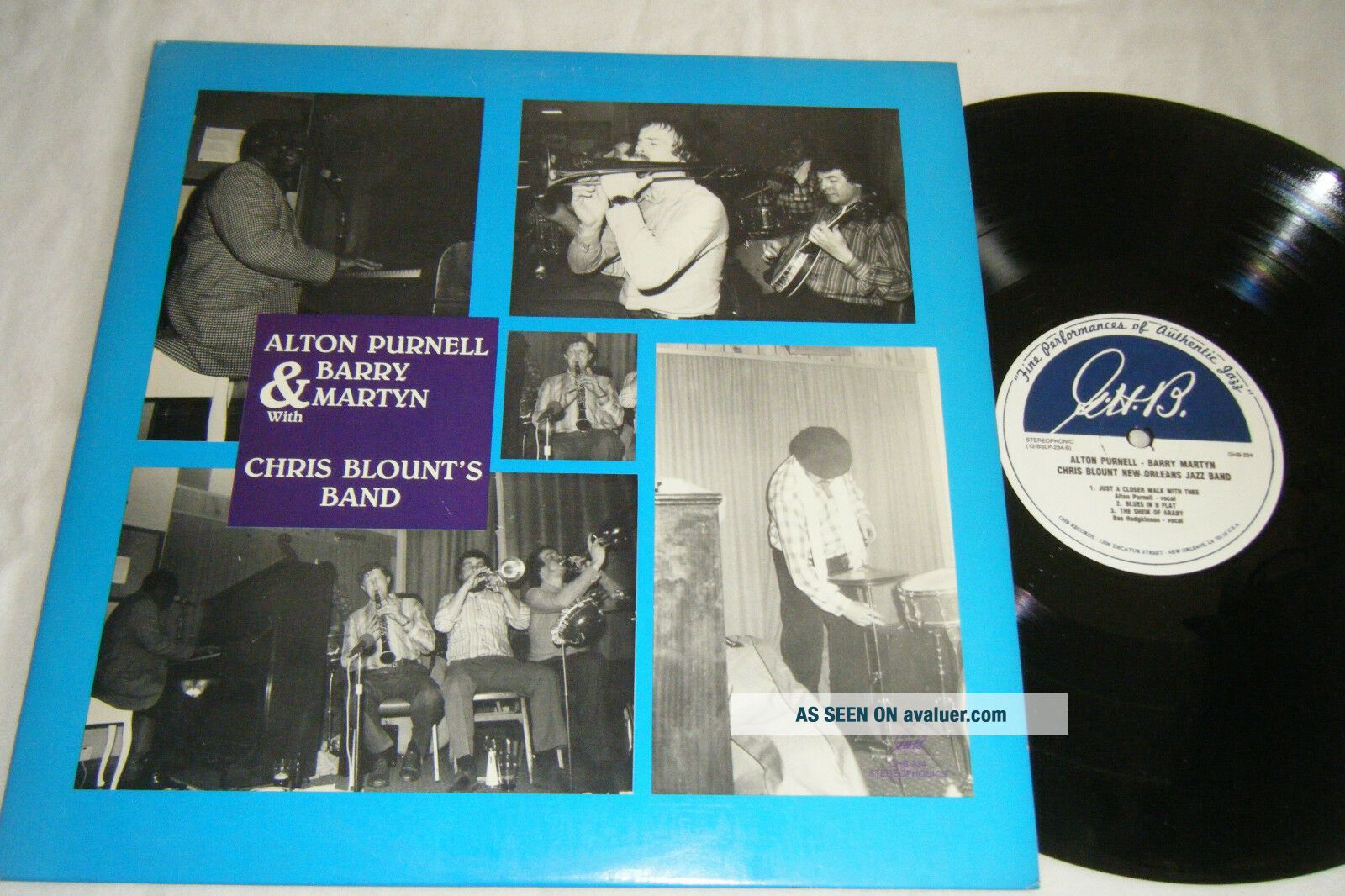 ALTON PURNELL & BARRY MARTYN W Chris Blount ' S Band LP GHB - 234 NM ...