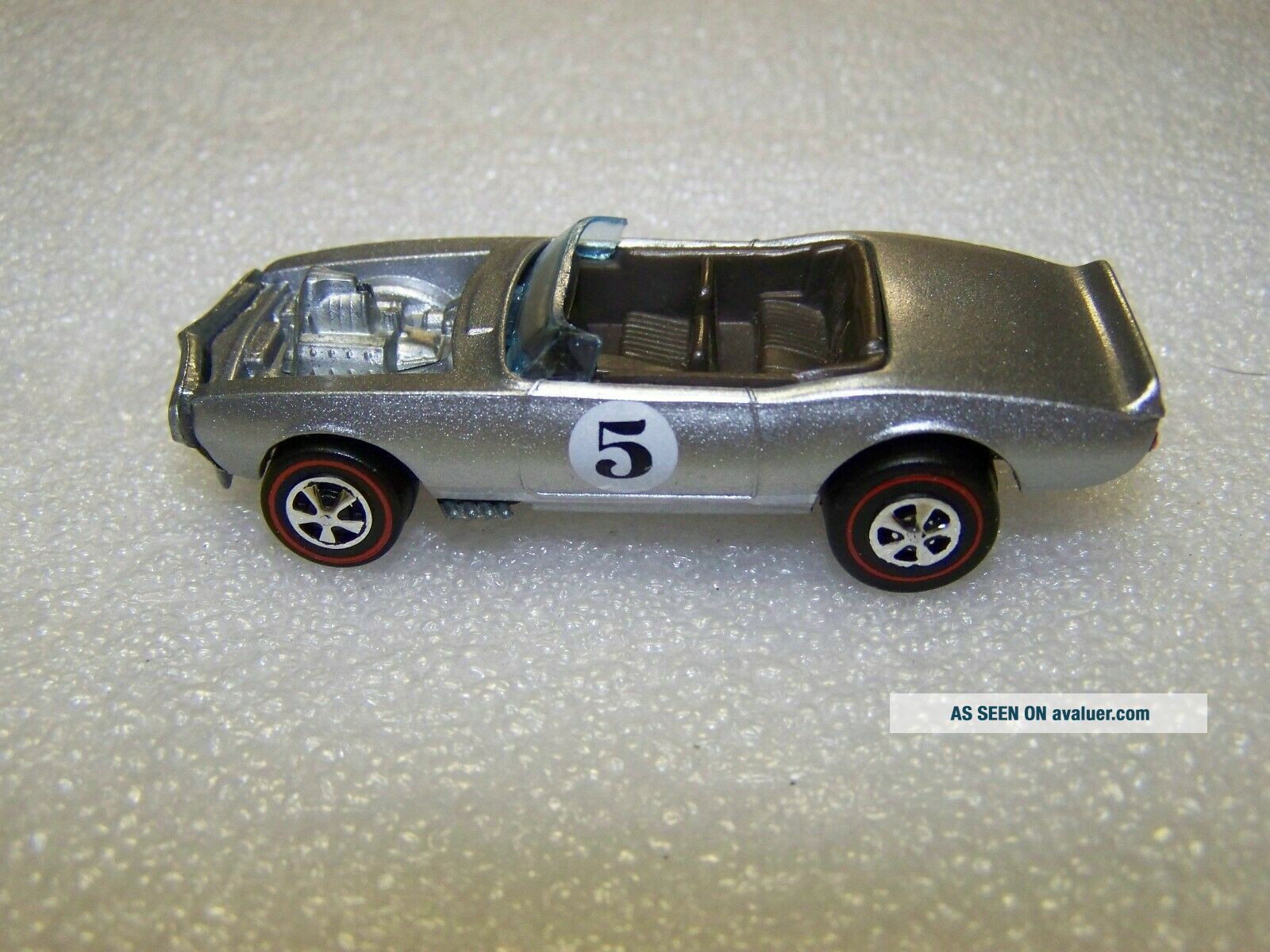 Vintage Hot Wheels Redline " LIGHT MY FIREBIRD " Silver, 1969 | #1665868