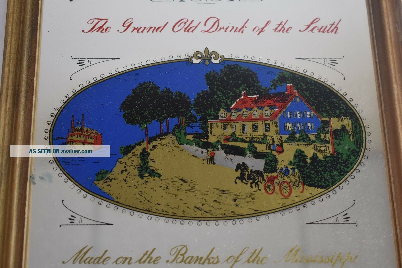 Southern Comfort VTG Bar Pub Sign Mirror Man Cave Grand Old Drink Of ...