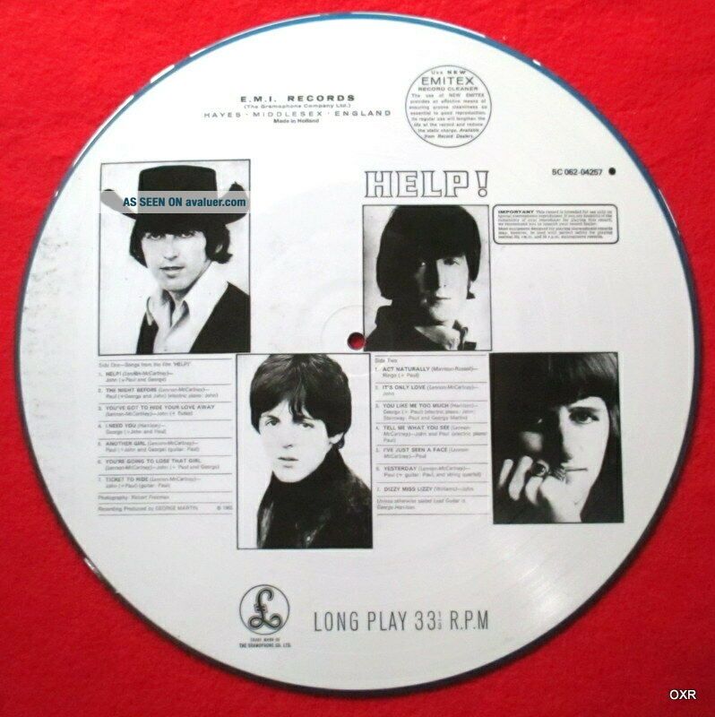 The Beatles Picture Disc Record 12 " LP - Help Dutch Pressing | #1576397