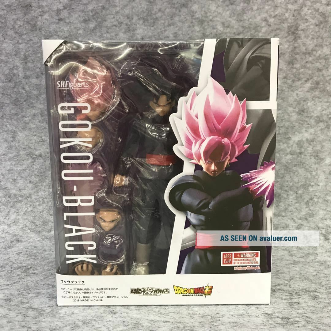 Anime DRAGON BALL Black GOKOU Rose Heroic S. H. Figuarts SON GOKU ...