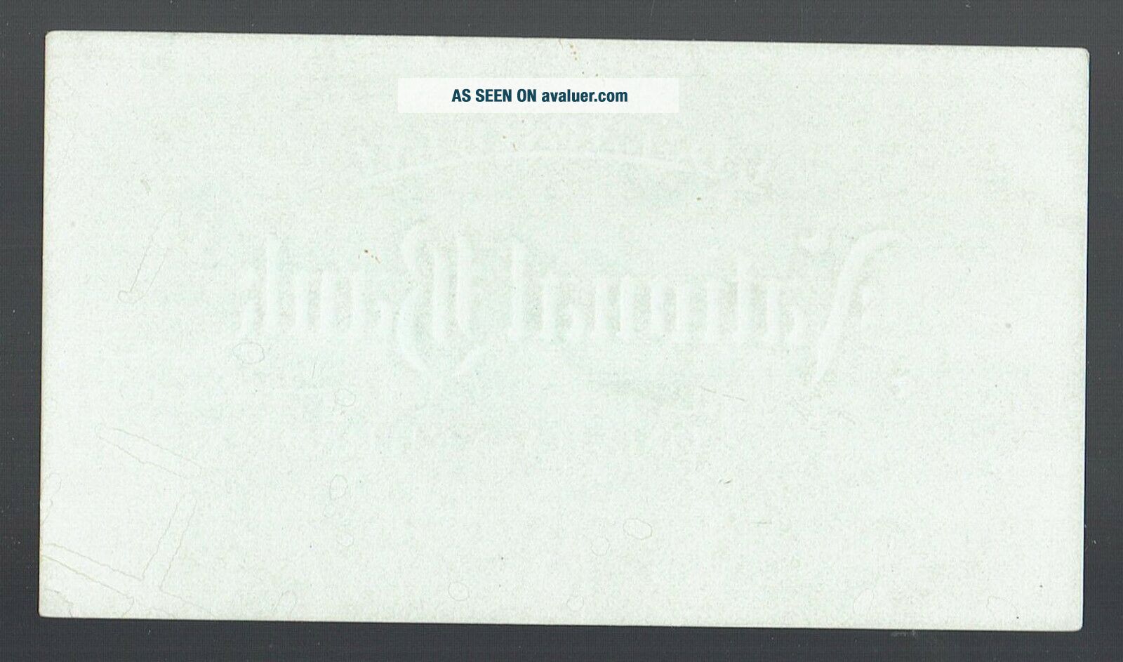 ' The Commercial National Bank Omaha Nebraska ' Advertising Trade Card ...