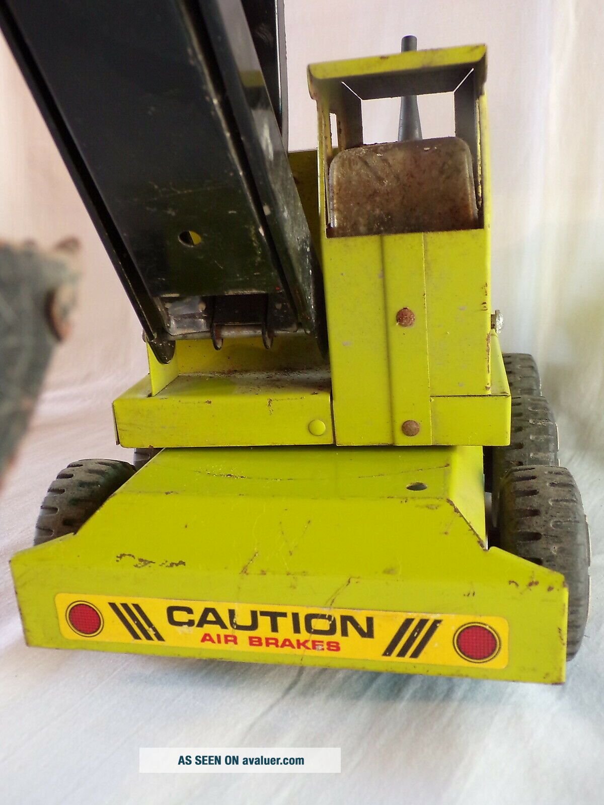 VINTAGE TONKA BACKHOE GREEN PRESSED STEEL TOY TRUCK | #1708593