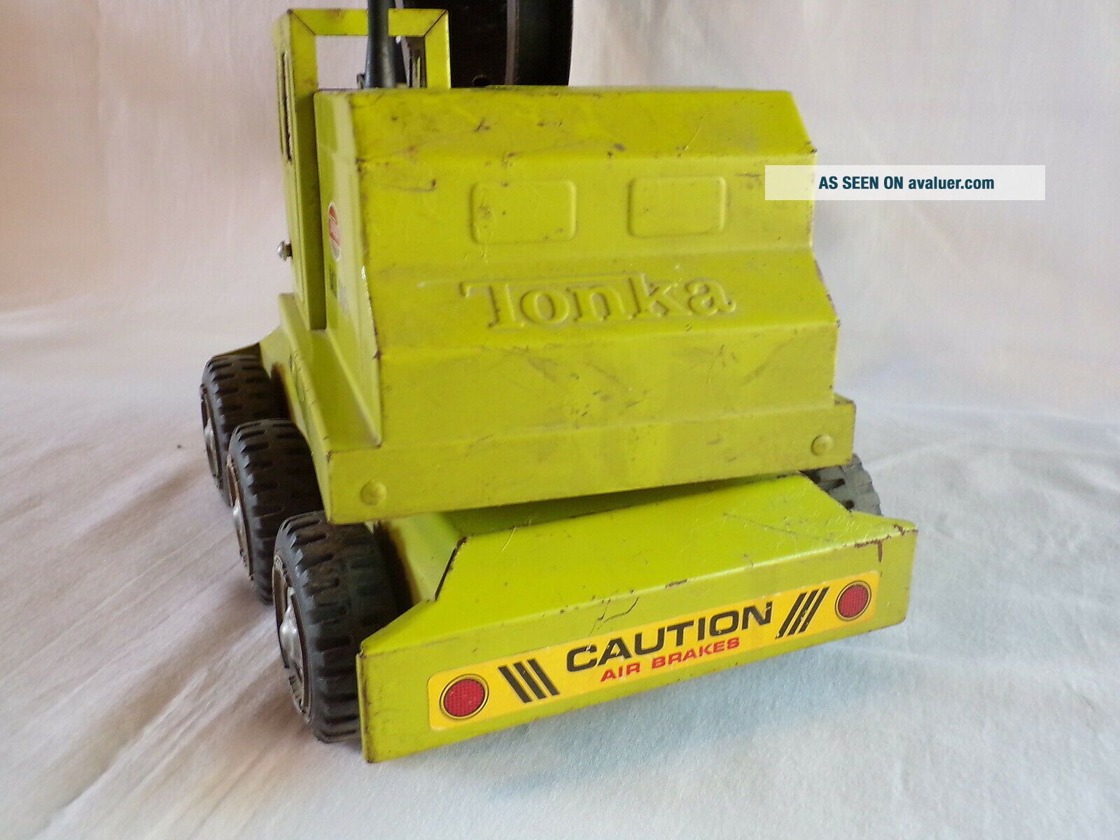 VINTAGE TONKA BACKHOE GREEN PRESSED STEEL TOY TRUCK | #1708593