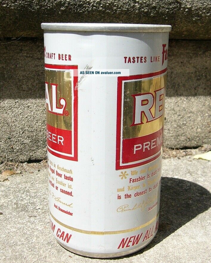REGAL 1960 ' S Aluminum Can From MIAMI FLORIDA. FanTab Intact BEER ...