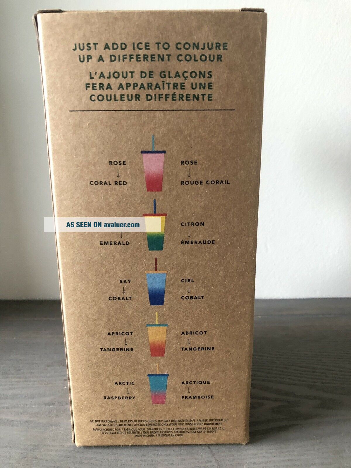 2019 Starbucks Color Changing Reusable Cold Tumbler Cups Limited ...