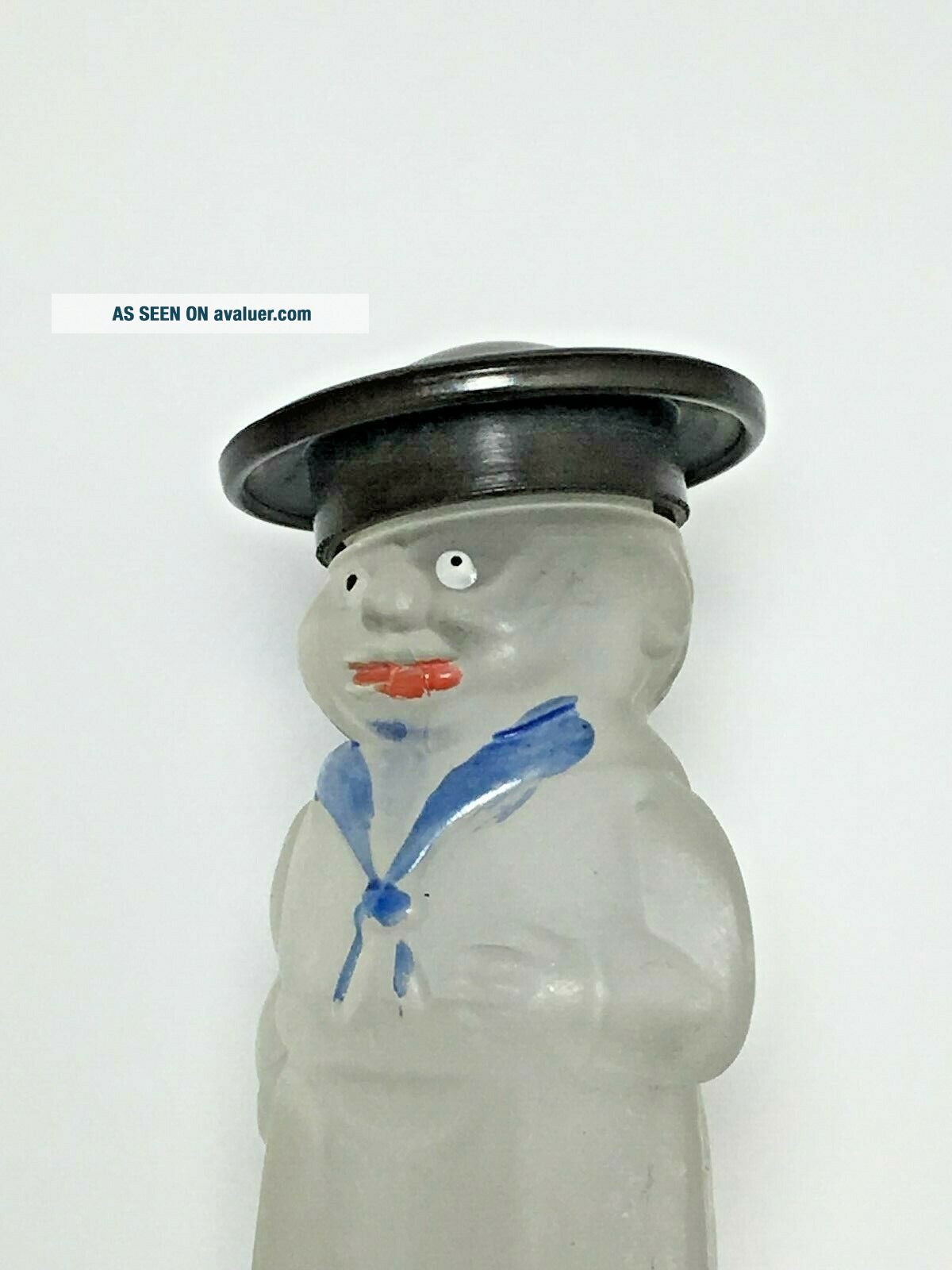 Vintage Figural Sailor Perfume Bottle Made In Roumania | #1724735