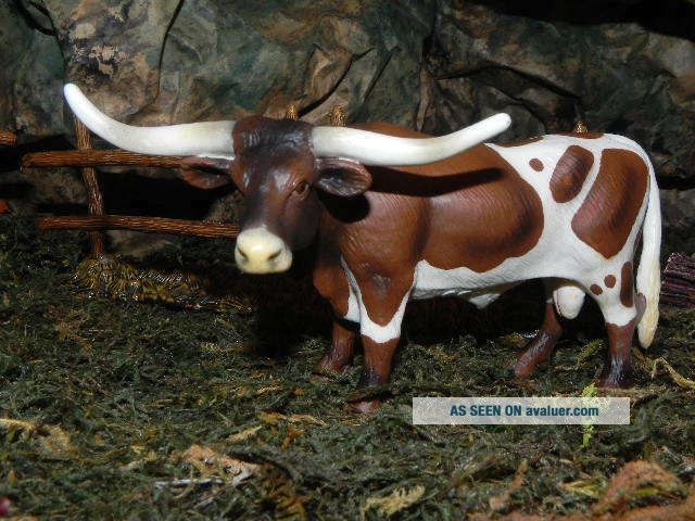 Retired Schleich Texas Longhorn Bull Nativity Scene Animal Pesebre Toro ...