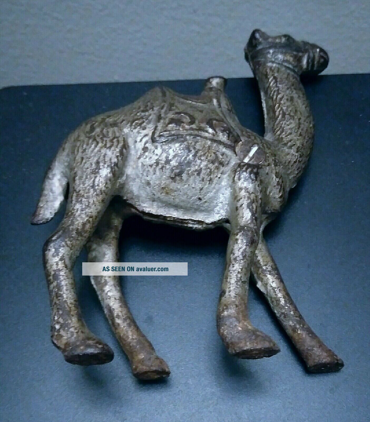 Old Antique AC Williams Small Cast Iron Camel Toy Still Penny Bank ...