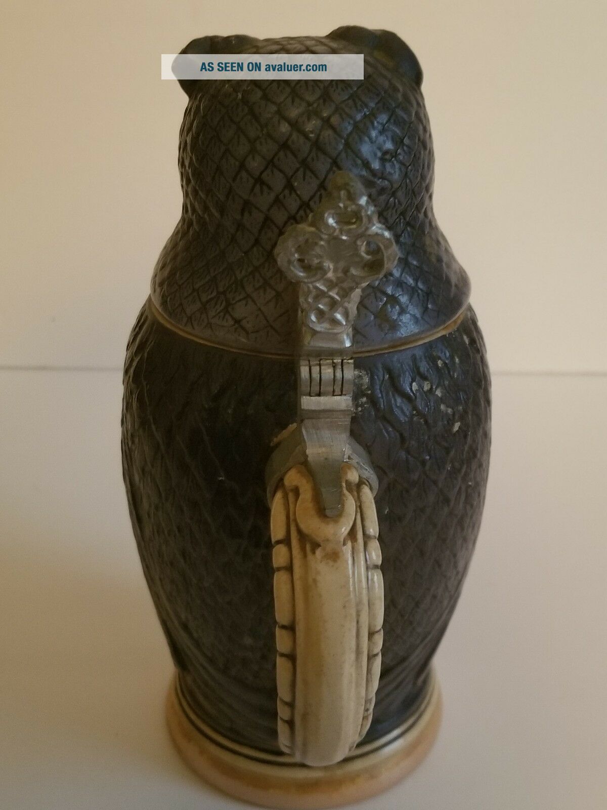 Vintage Old German Owl Beer Stein West - Germany VTG Character Figural ...