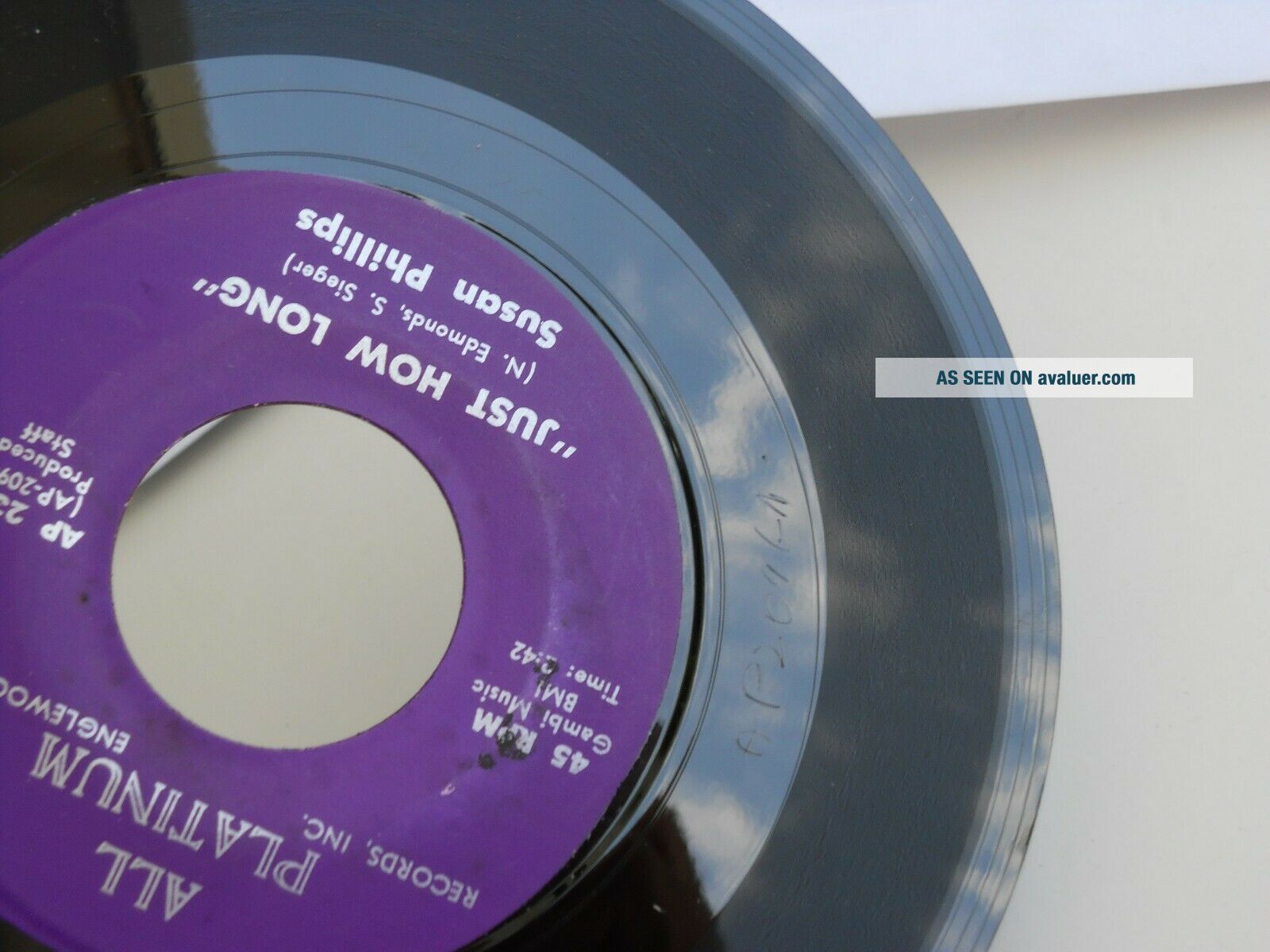 Z9 ALL PLATINUM 2335 SOUL SUSAN PHILLIPS KEY IN THE MAILBOX JUST HOW ...