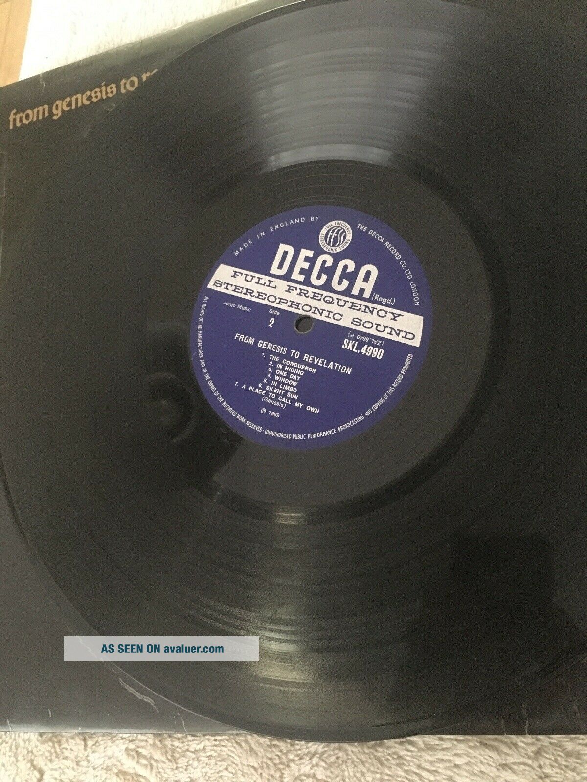 Genesis From Genesis To Revelation Lp Decca 1969 Skl. 4990 | #1695588