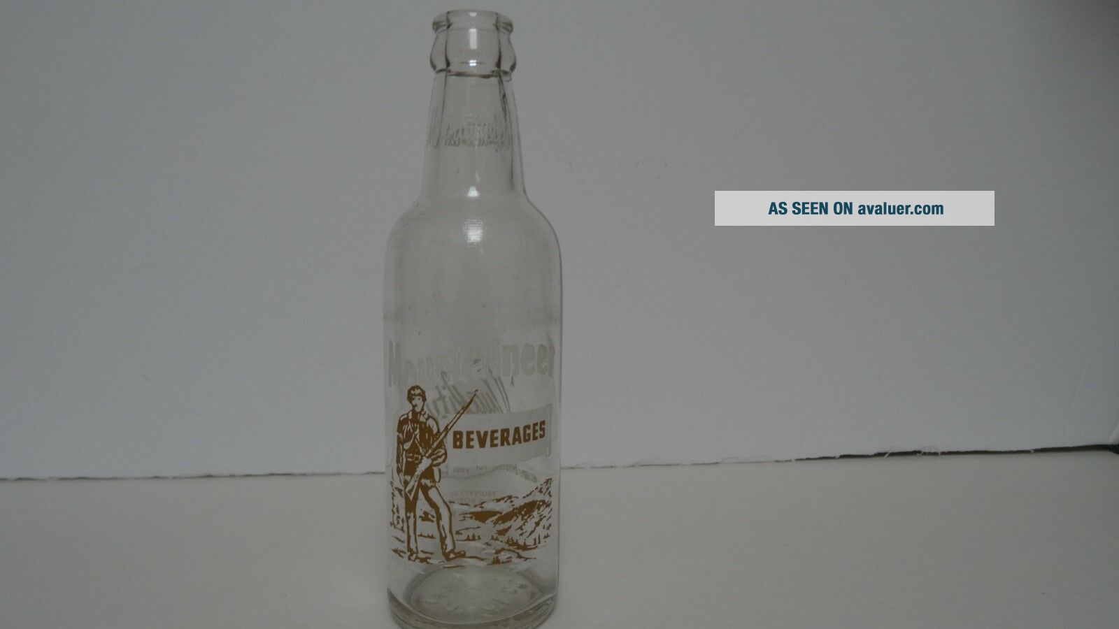 MOUNTAINEER SODA POP BOTTLE BY COCA COLA - PARKERSBURG, W. VA. | #1807100