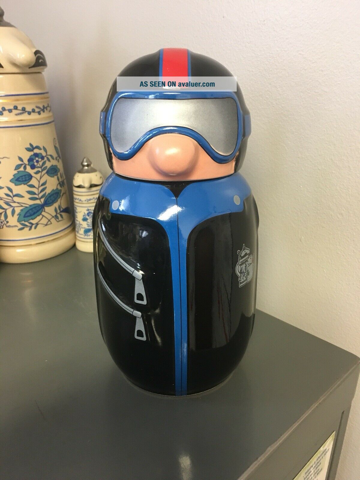 Webco Utica Club Schultz & Dooley Beer Stein Biker Buzz First Edition ...