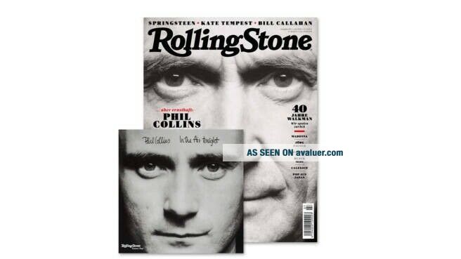 PHIL COLLINS Worldwide Exclusive Vinyl In German Rolling Stone JULY ...