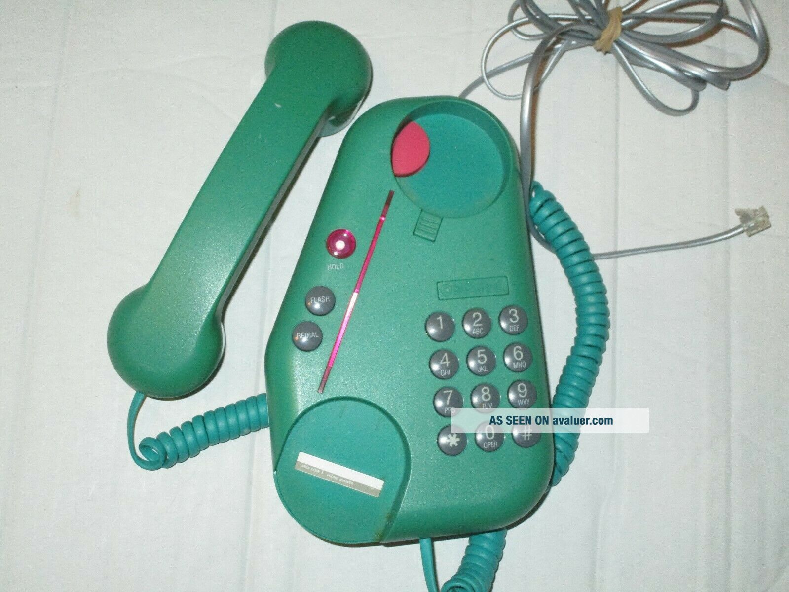 BELL SOUTHERN EQUIPMENT RJ11 GREEN PHONE TELEPHONE VINTAGE TAFFY | #1901858