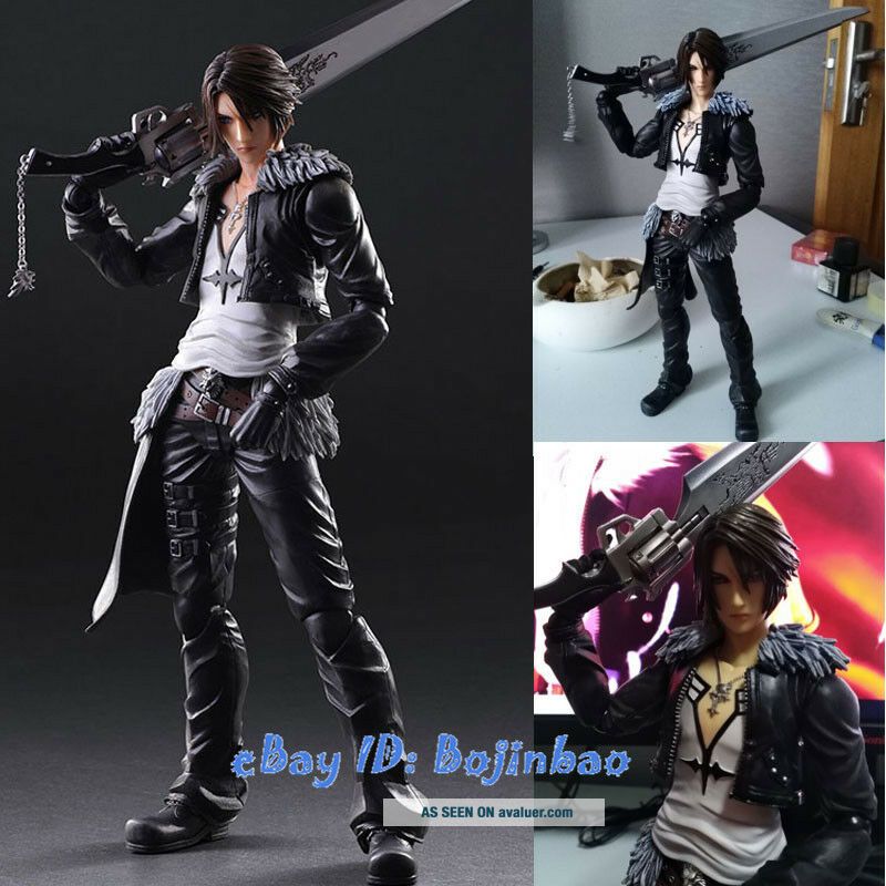 Final Fantasy Squall Leonhart Action Figure Play Arts Kai Model No Box ...