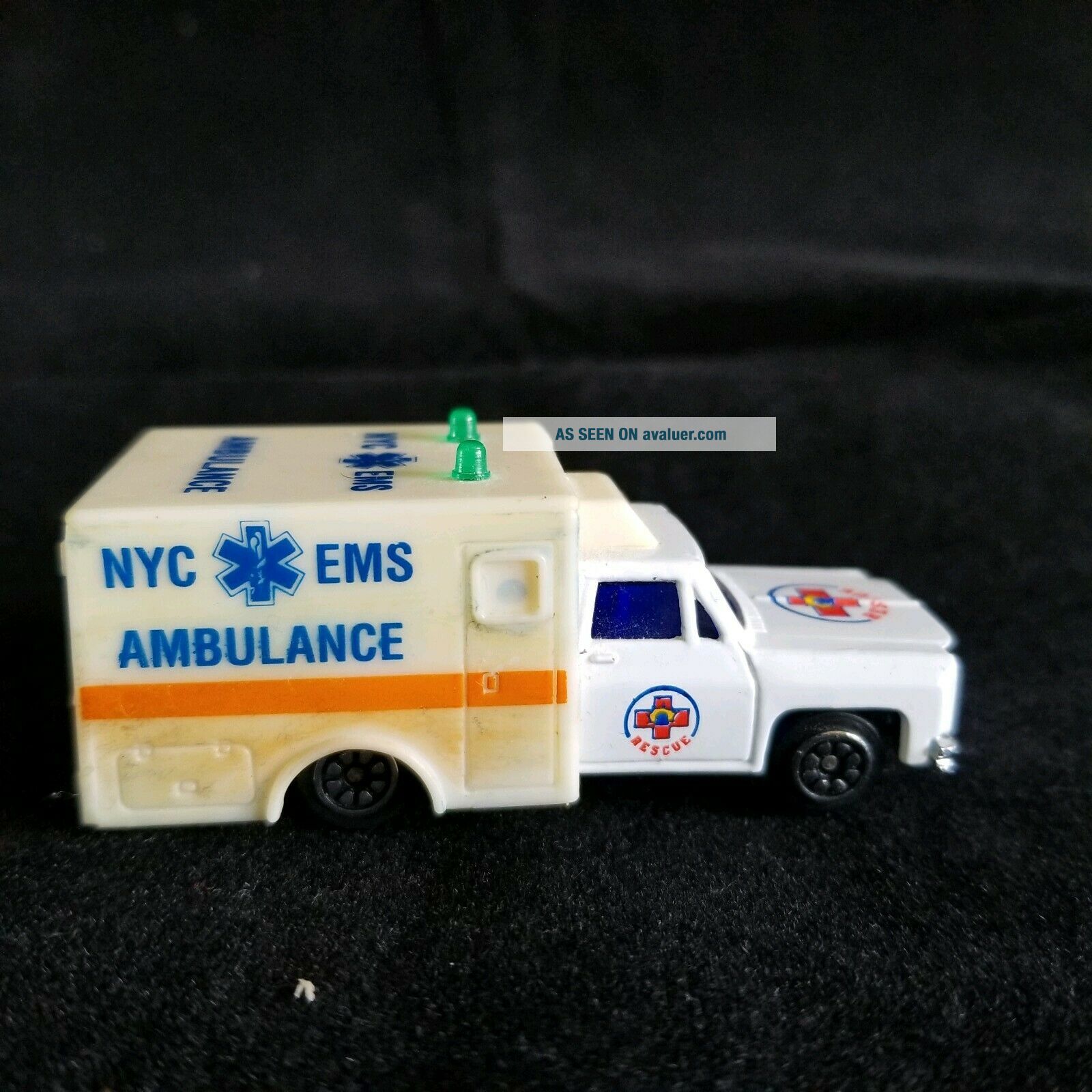 Rare Vintage Rescue NYC EMS Ambulance Emergency Vehicle Toy Car | #1988834
