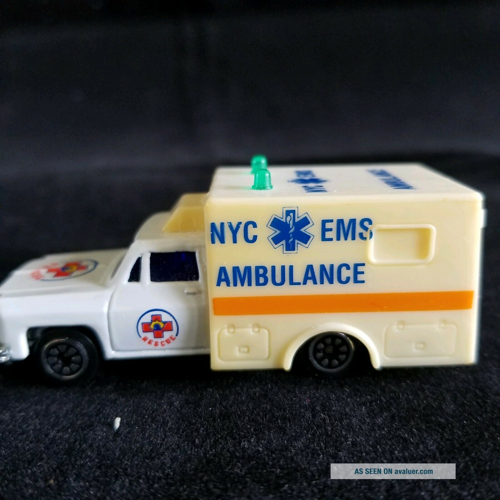 Rare Vintage Rescue NYC EMS Ambulance Emergency Vehicle Toy Car | #1988834